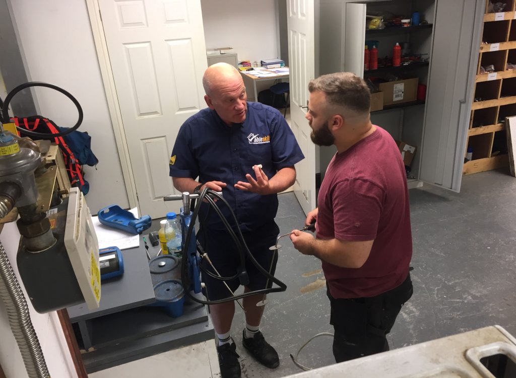 Plumbing Students back for their Gas Courses