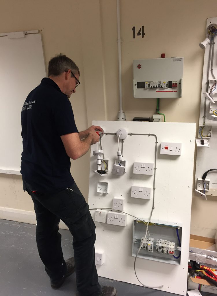 Our new Technician bringing great expertise to our Electrical Courses