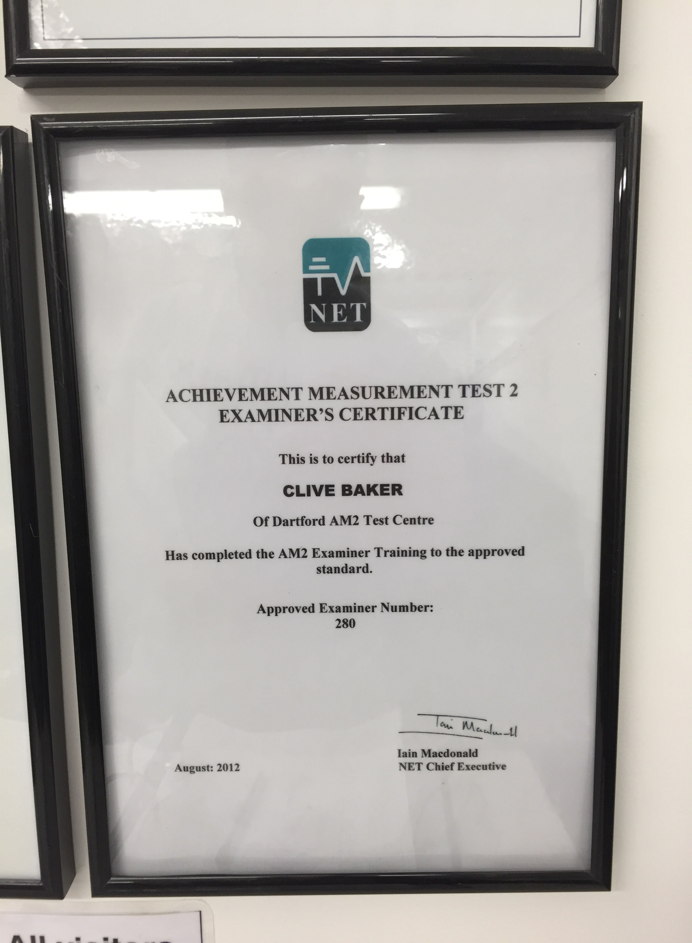 From Student To Master With AM2 Centre Manager Clive Baker