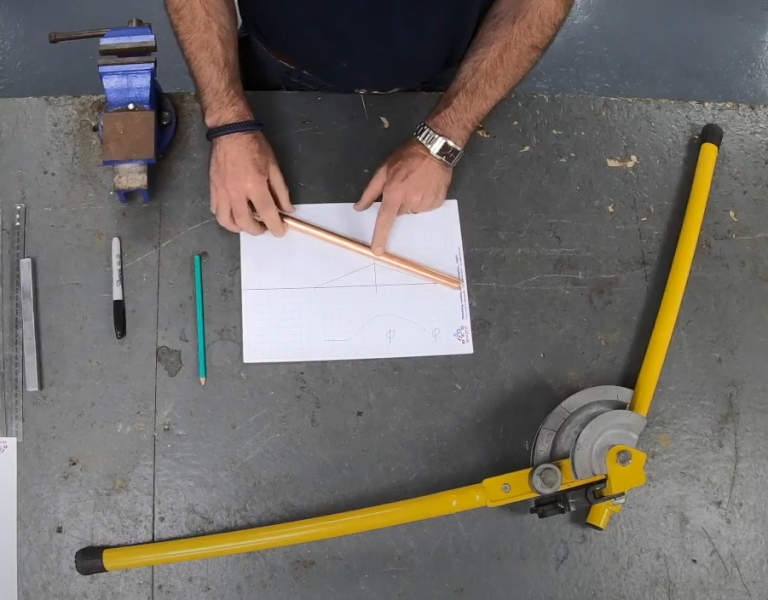 How to bend a partial crossover using copper pipe - Able Skills News